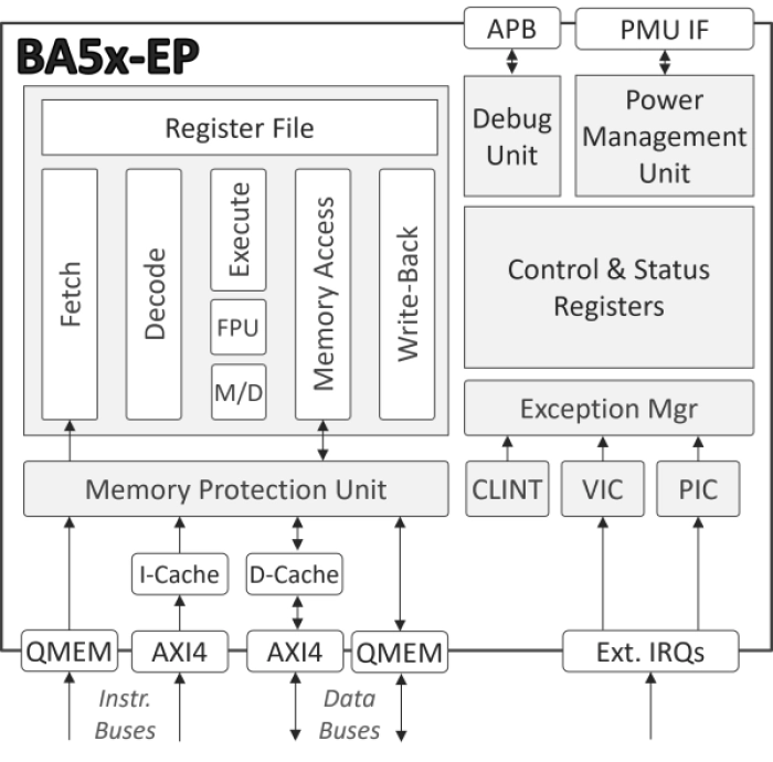 Enhanced-Processing Embedded RISC-V Processor by CAST