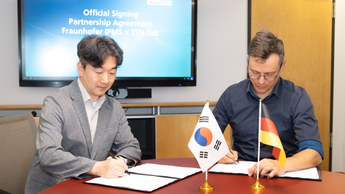Fraunhofer IPMS and TSN Lab forge Partnership to promote TSN technology in South Korea
