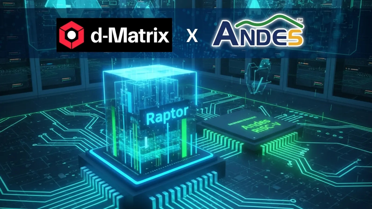 d-Matrix 与Andes晶心科技携手打造全球性能最高、效率最佳的规模化 AI 推理加速器