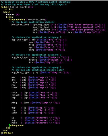 Randsequence: SystemVerilog's unsung hero