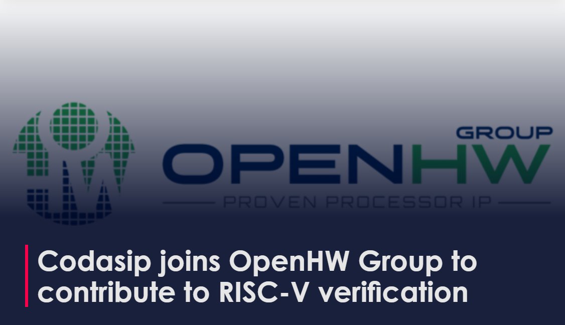 Codasip joins OpenHW Group to contribute to RISC-V verification
