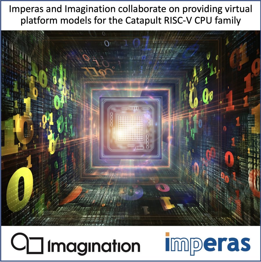 Imperas and Imagination collaborate on providing virtual platform models for the Catapult RISC-V ...