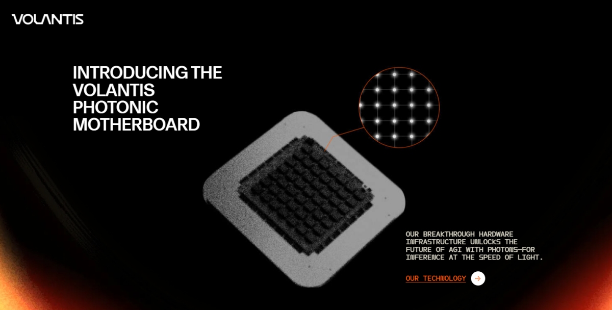 Volantis Unveils Photonic Compute Platform for the AI Era; Raises $9M in Seed Round With Alex ...